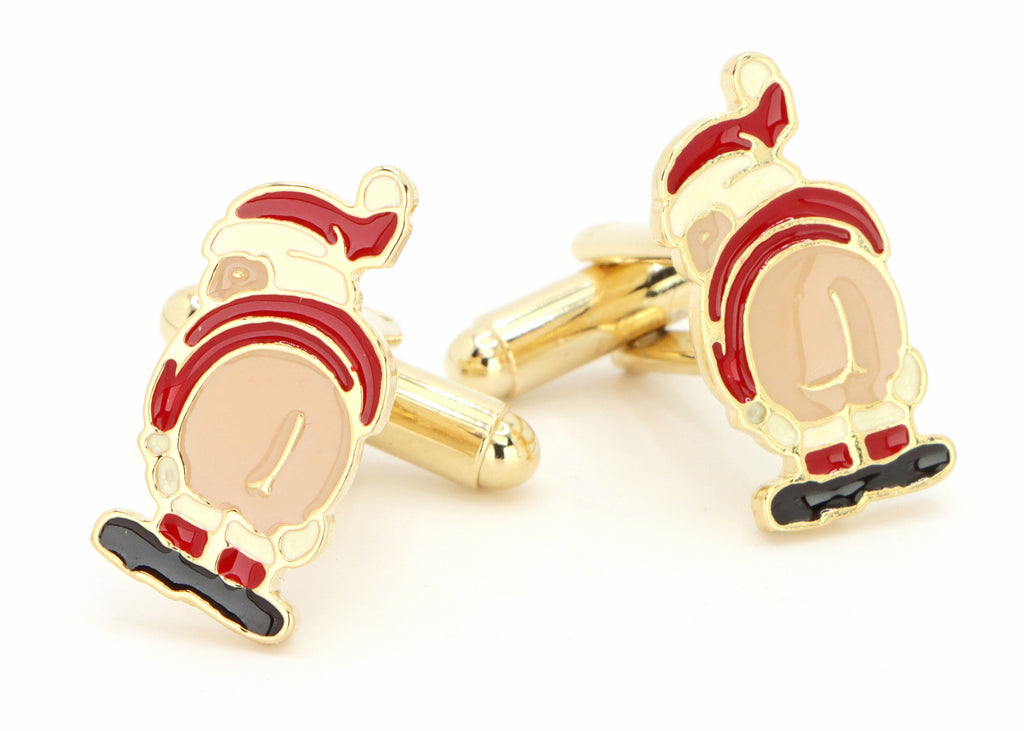 Mooning Santa Cufflinks – JJ Weston